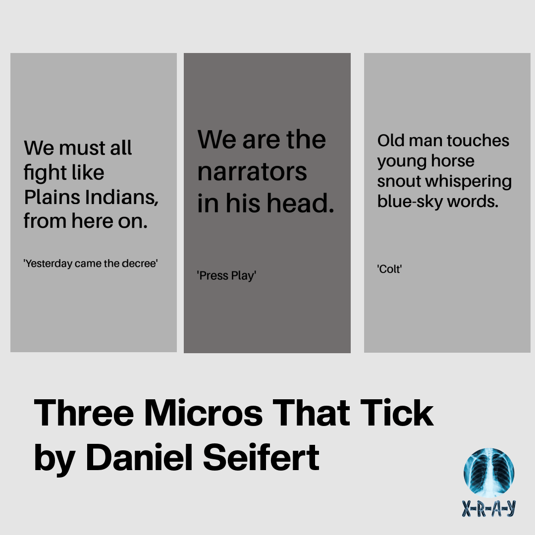 THREE MICROS THAT TICK by Daniel Seifert | X-R-A-Y